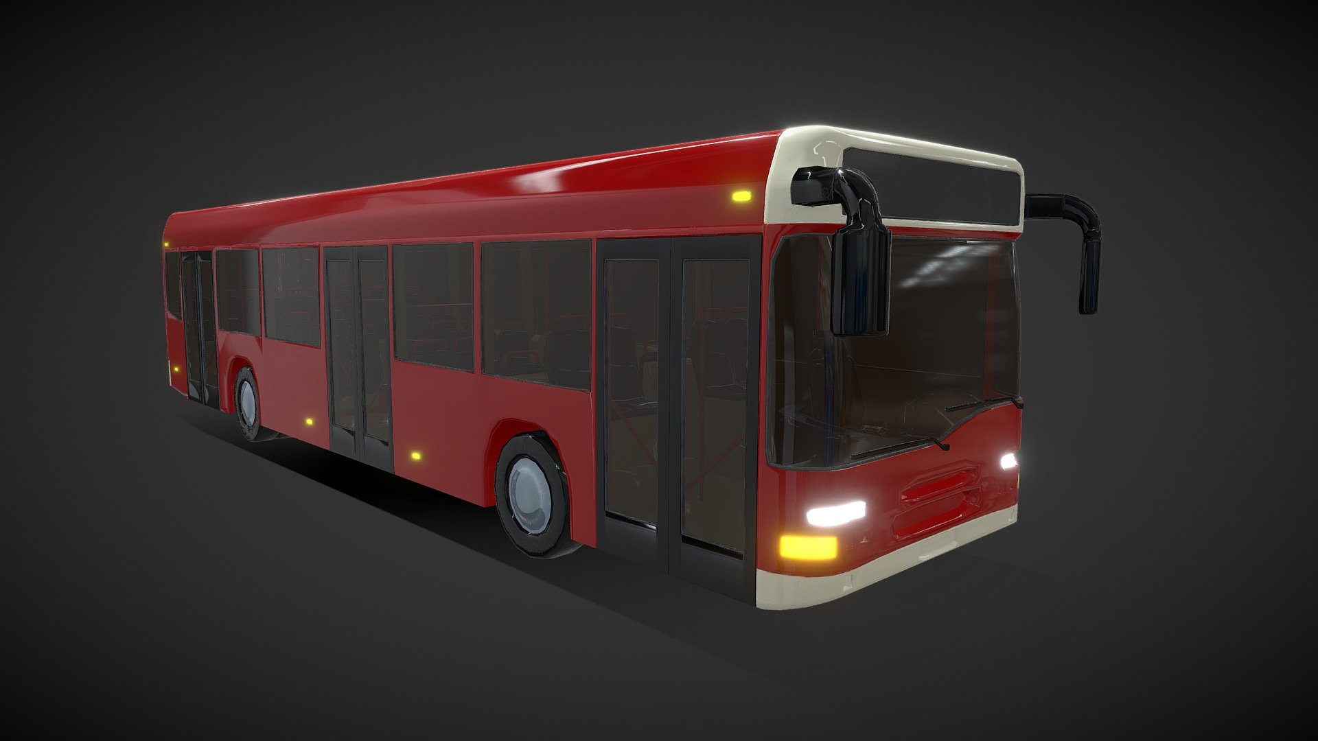City Bus - 3D model by Orhun Evcimen (@orhun) [23ccd99] - Sketchfab