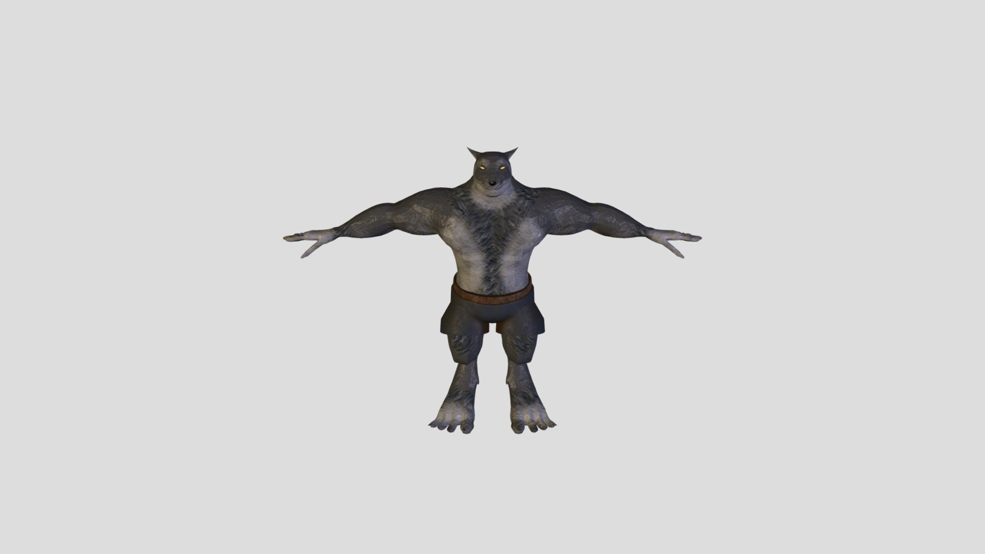 KNB217 Assessment 2 Big Bad Wolf - 3D model by n10531491 [23ce60c ...