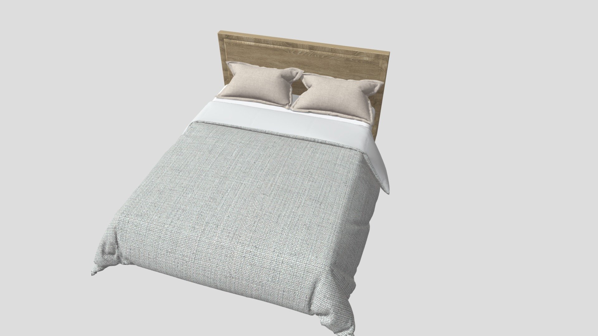 Bed simple - Download Free 3D model by DALGO [23cf54d] - Sketchfab