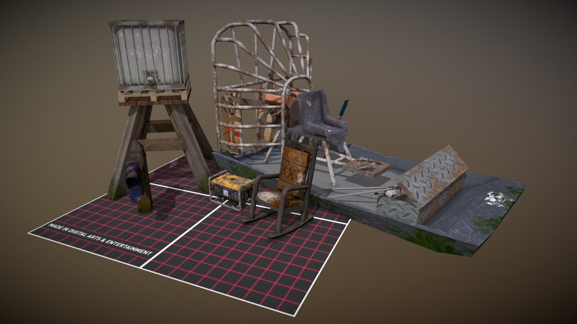 5Props DAE Hoet Brian - 3D model by BrianHoet [23cf7d1] - Sketchfab