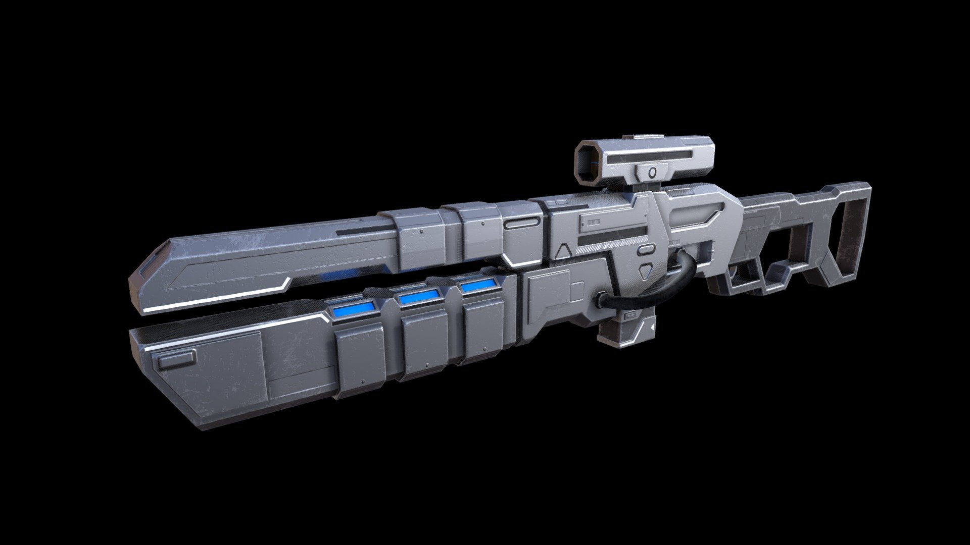 E1 Kinetic Rifle - Download Free 3D model by Bl4ckGh0st [23d0090 ...