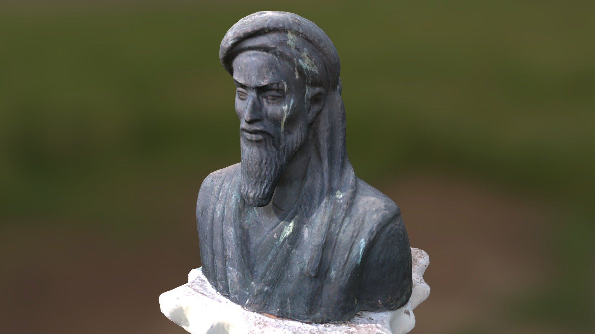 Avicenna bronze portrait - 3D scanned - Download Free 3D model by ...