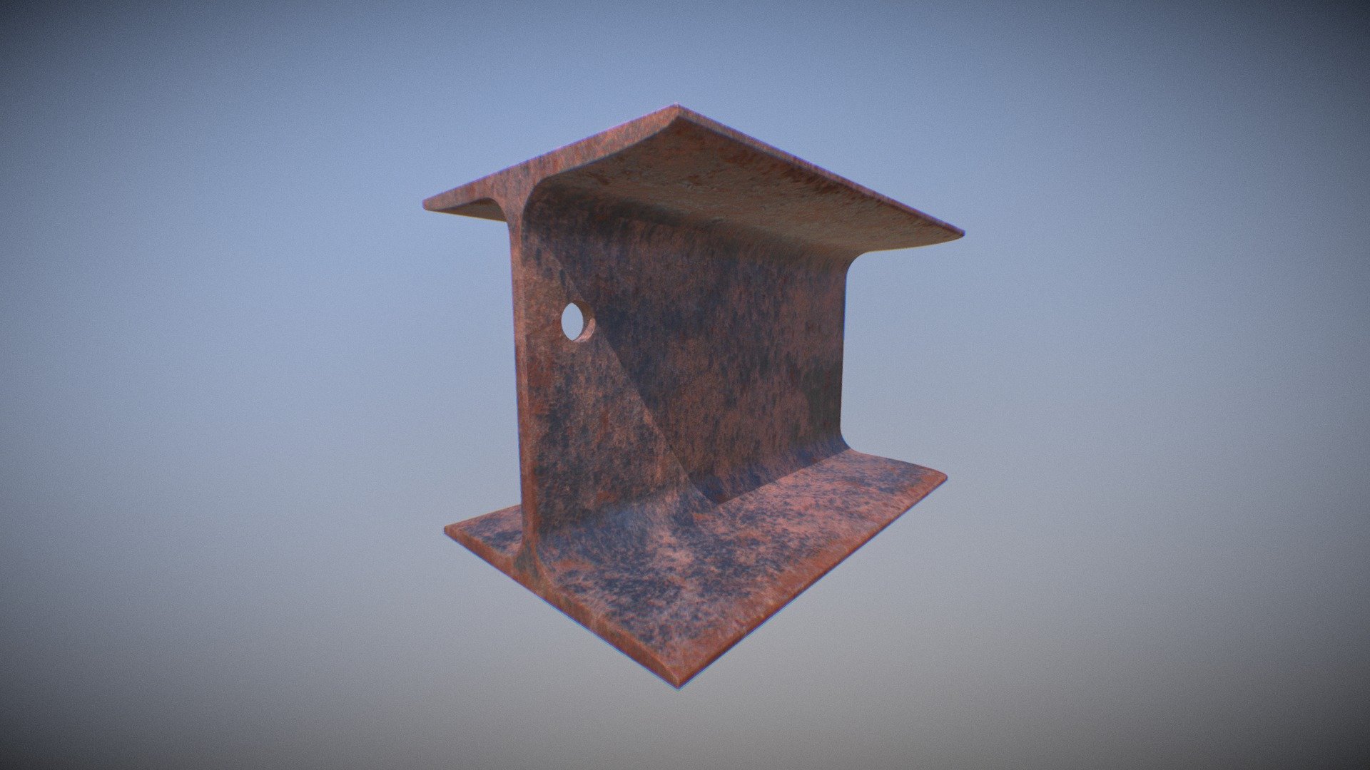 Rusty beam - 3D model by dl3d [23d0c79] - Sketchfab