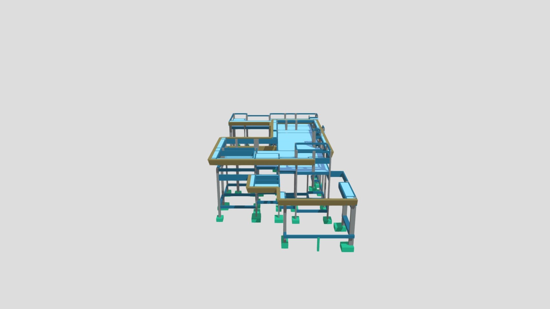 3D Estrutura - Download Free 3D model by ETHOS ENGENHARIA (@engenharia ...