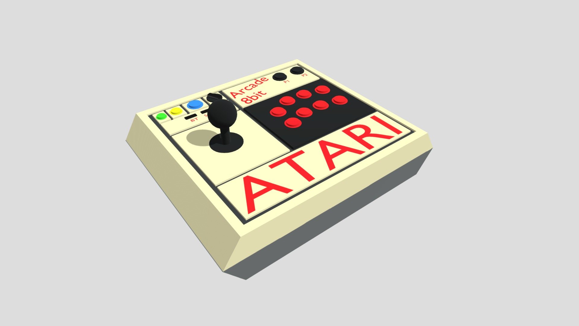 Arcade 8bit - Download Free 3D model by nourelshaer [23d2d67] - Sketchfab