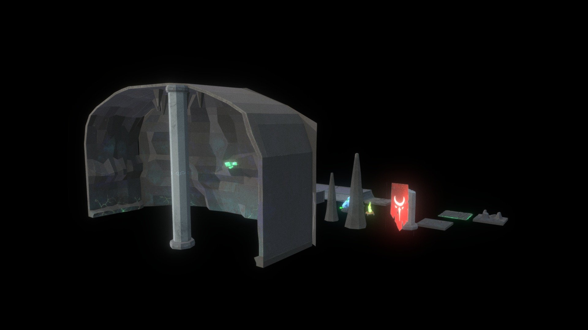 Modular Props - 3D model by creaturemoon [23d2e72] - Sketchfab