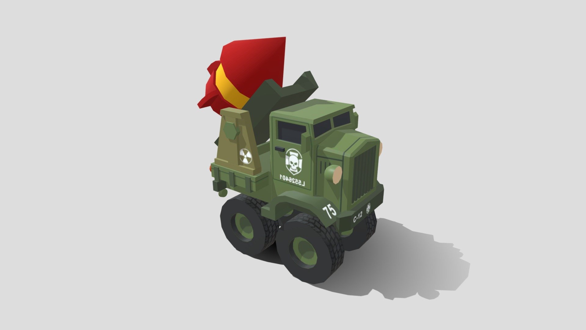 Big Rig Rocket - 3D model by rchevallier [23d4145] - Sketchfab