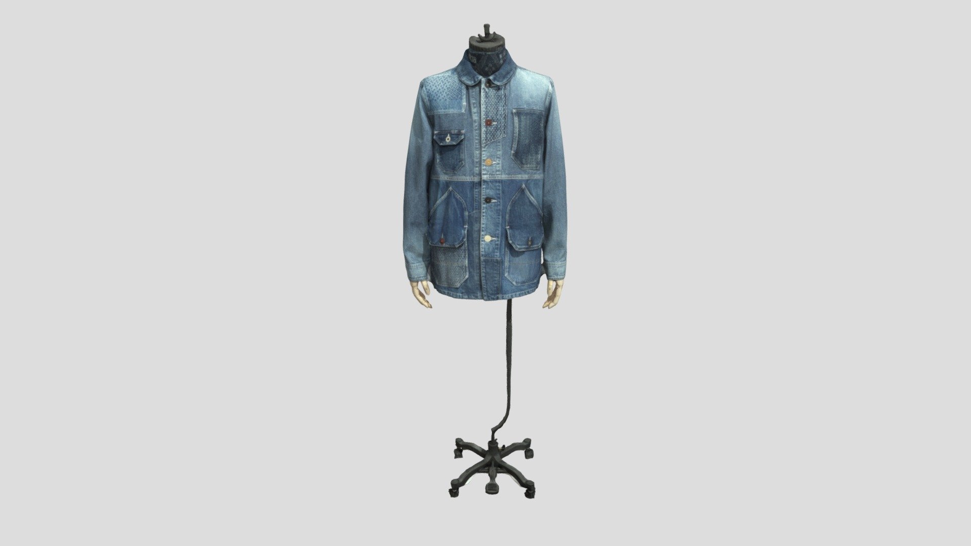 21ss Coverall Jacket - 3D model by polytokyo [23d680d] - Sketchfab