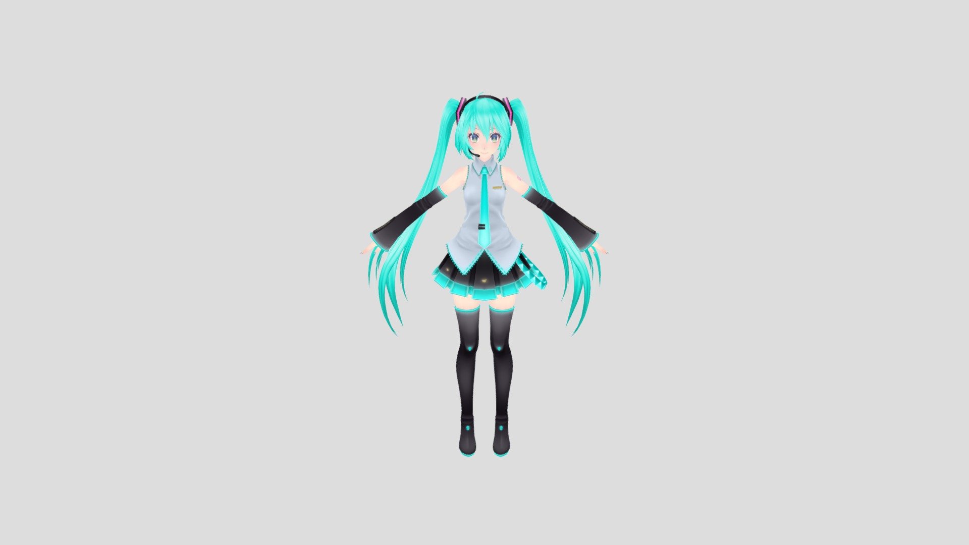TDA Miku - Download Free 3D model by uknown (@uknown_) [23da7d2 ...
