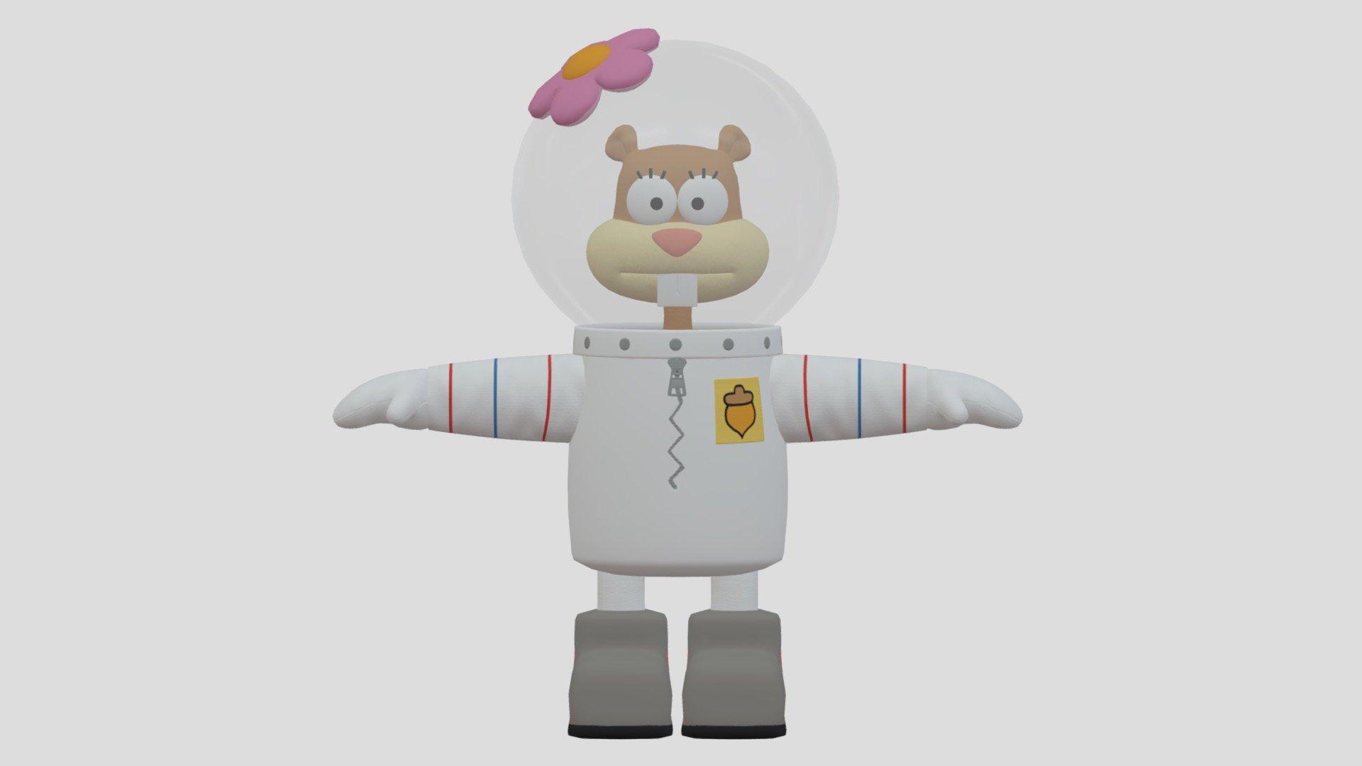 BFBBR - Sandy (Updated) - Download Free 3D model by SMF Features ...