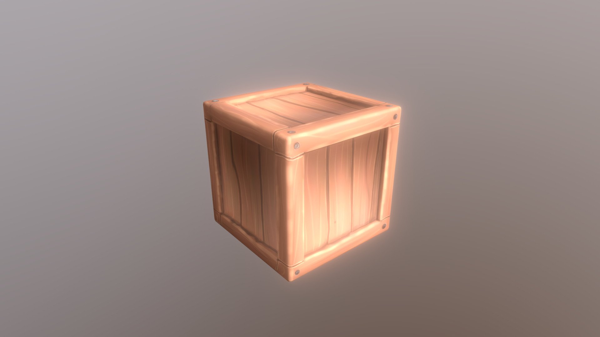 Stylized Handpainted Crate - Download Free 3D model by Izzy (@RigiT ...