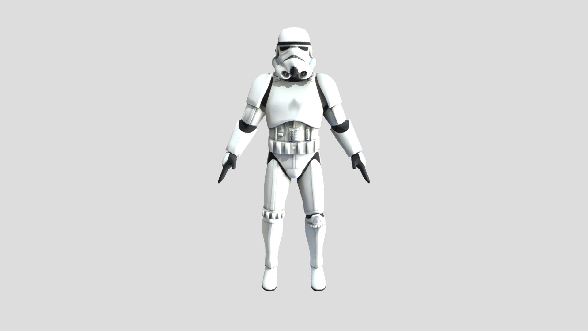 Stormtrooper - 3D model by cafwe (@cauelipi95) [23dbcdb] - Sketchfab