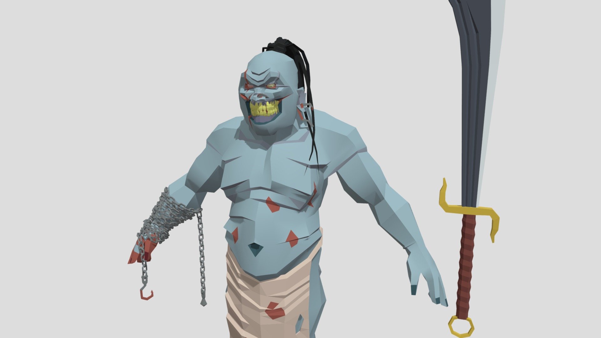 Butcher - Download Free 3D model by Bogdan (@Marilyn_Manson) [23dca34 ...