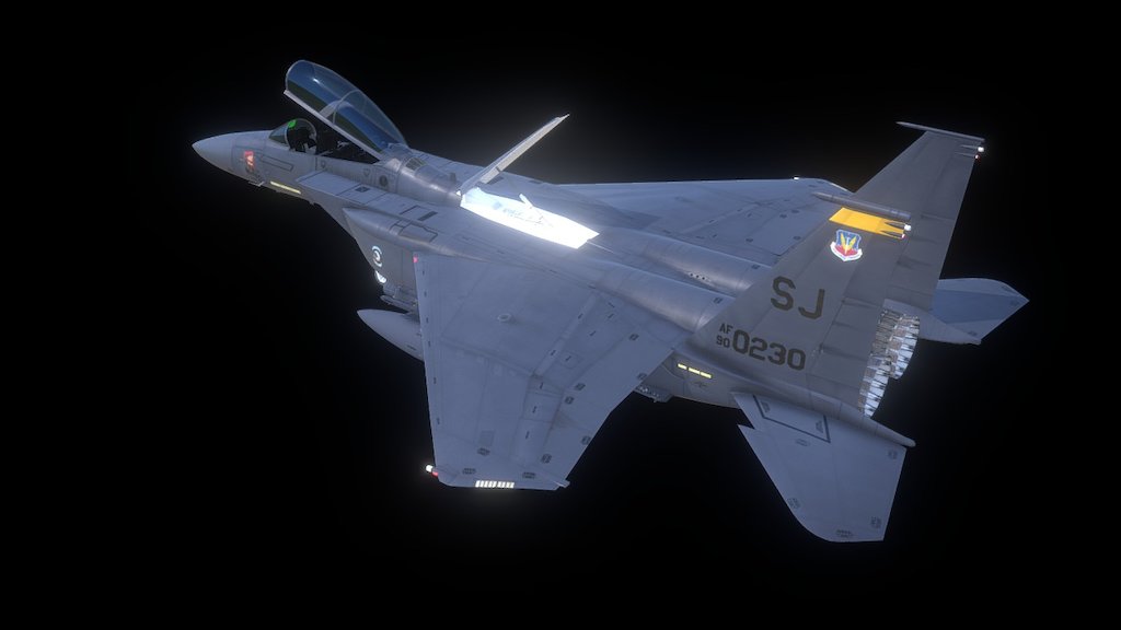 F-15E Eagle - 3D model by Zimster [23e2213] - Sketchfab