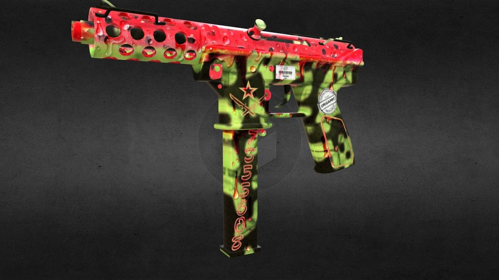 seed spitter Tec 9 - 3D model by tatupain [23e3009] - Sketchfab