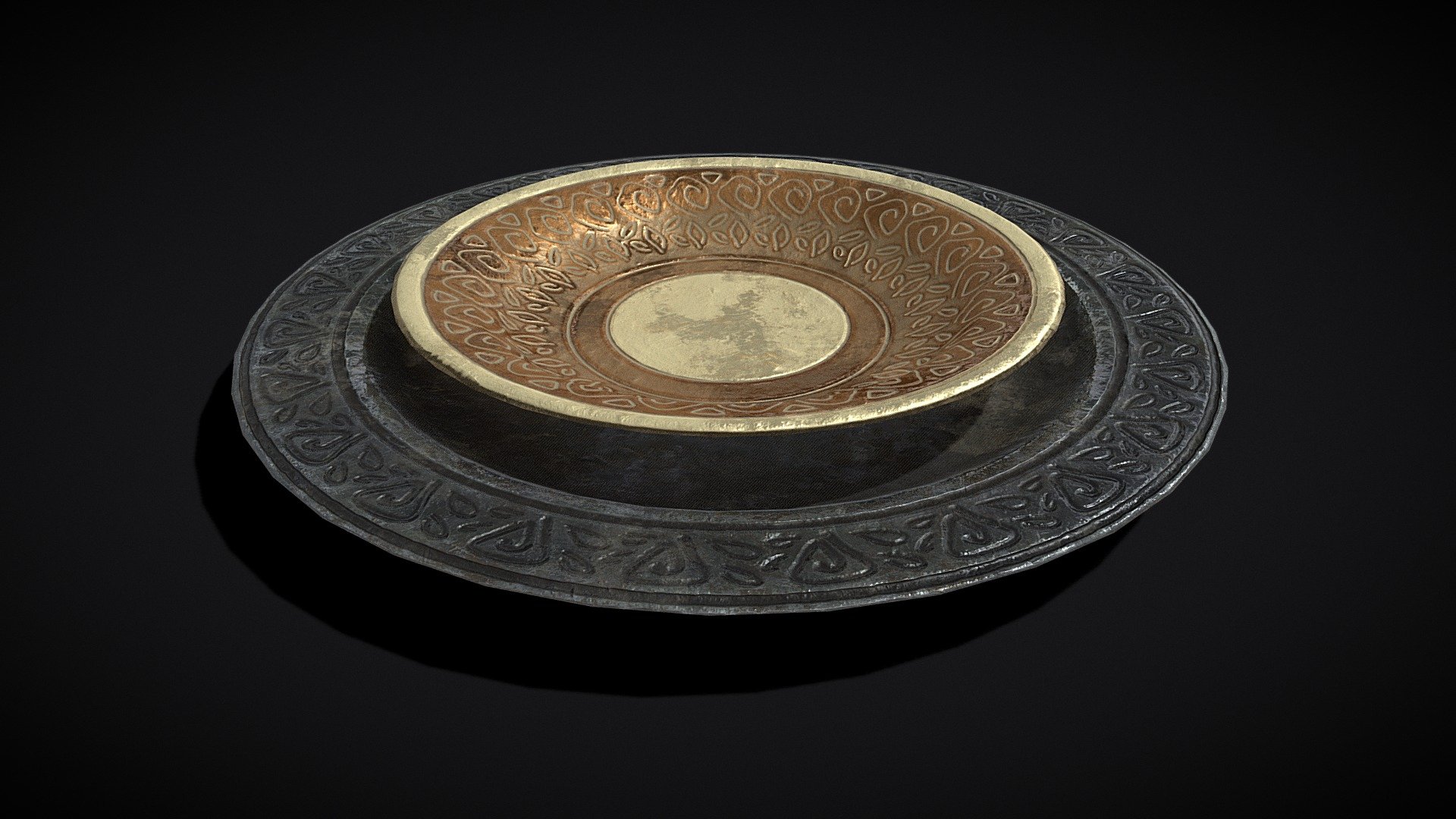 Medieval Fancy Plates - Buy Royalty Free 3D model by ...