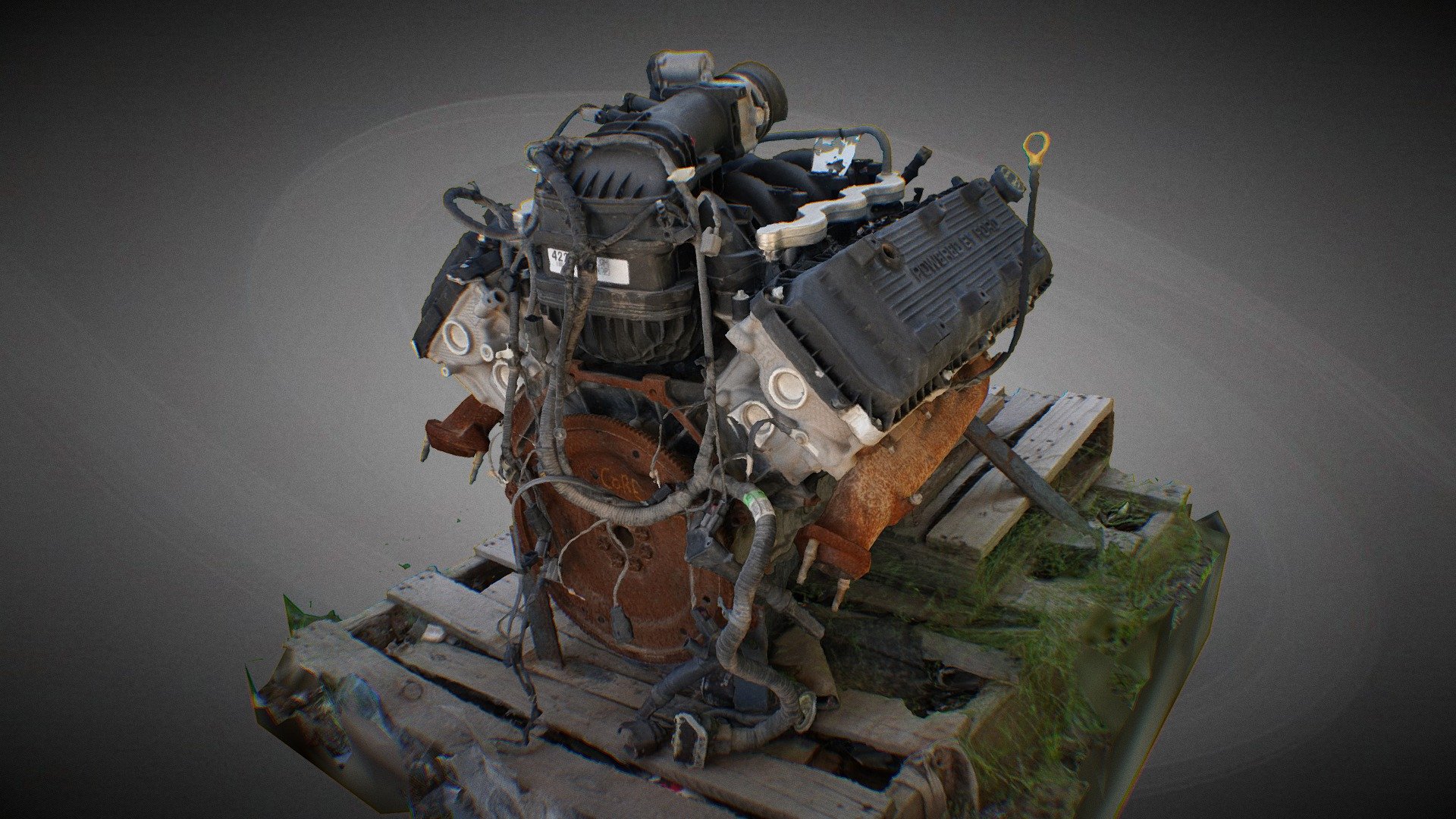 FAT_engine_ford_01_500K_4KT - 3D model by REALTRA [23e3e25] - Sketchfab