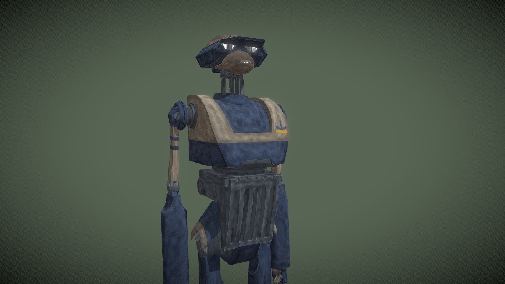 Tactical Droid | Clone Wars Fan Art | Rig - 3D model by Eddie Roach ...