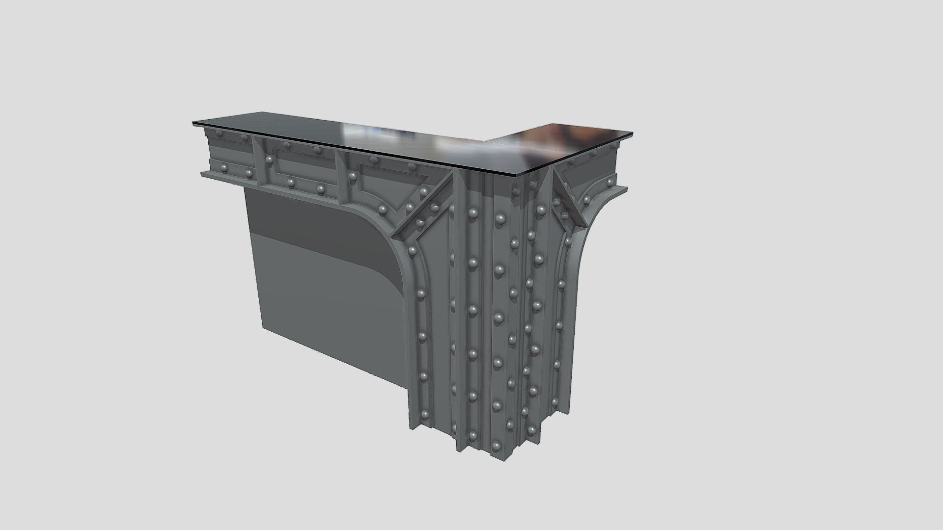 Counter Arch - 3D model by featherbeams [23ea361] - Sketchfab