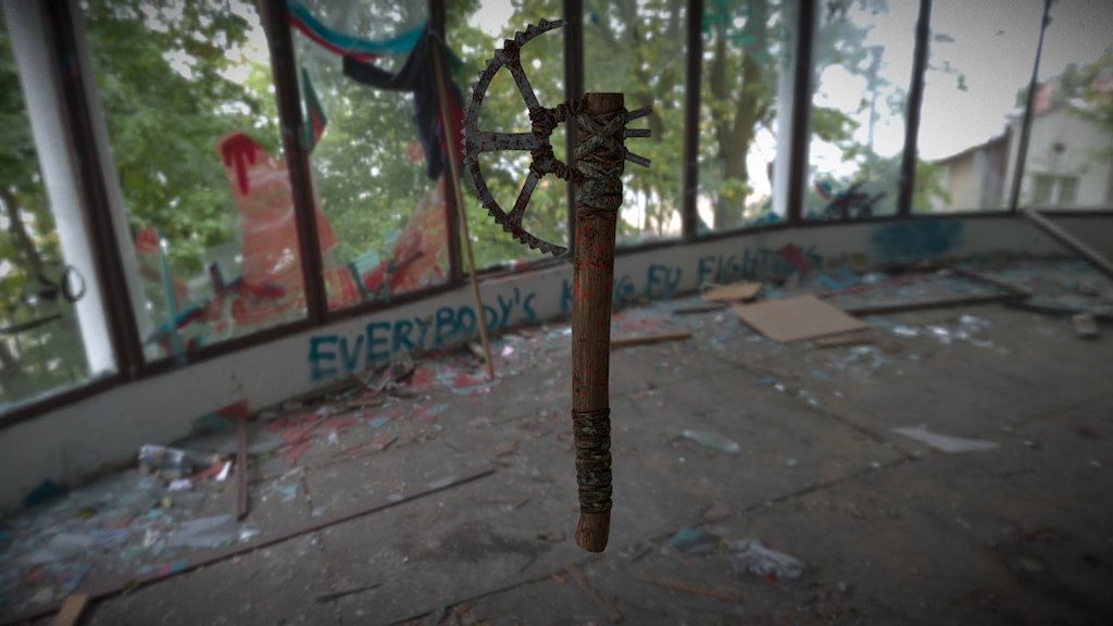 Post Apocalyptic Axe - 3D model by JasonBeresford [23eaa19] - Sketchfab