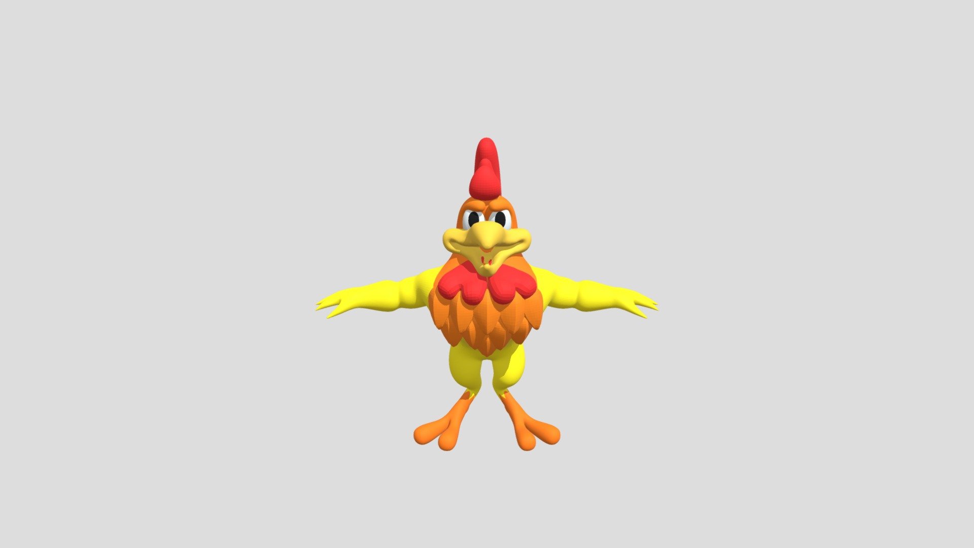 Gallo Solo Malla - Download Free 3D model by alex.calixto.a [23ee387 ...