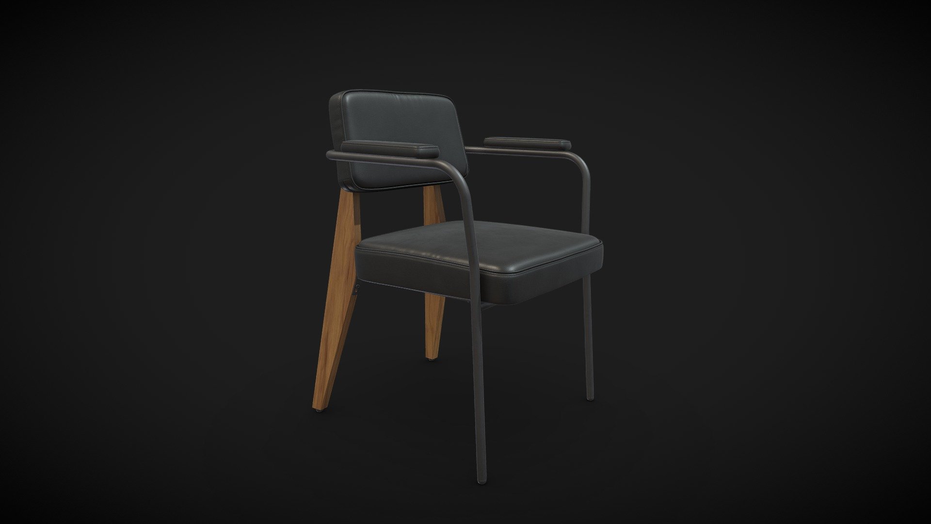 FITZROY CHAIR - 3D model by samira.lesani [23eeb0d] - Sketchfab