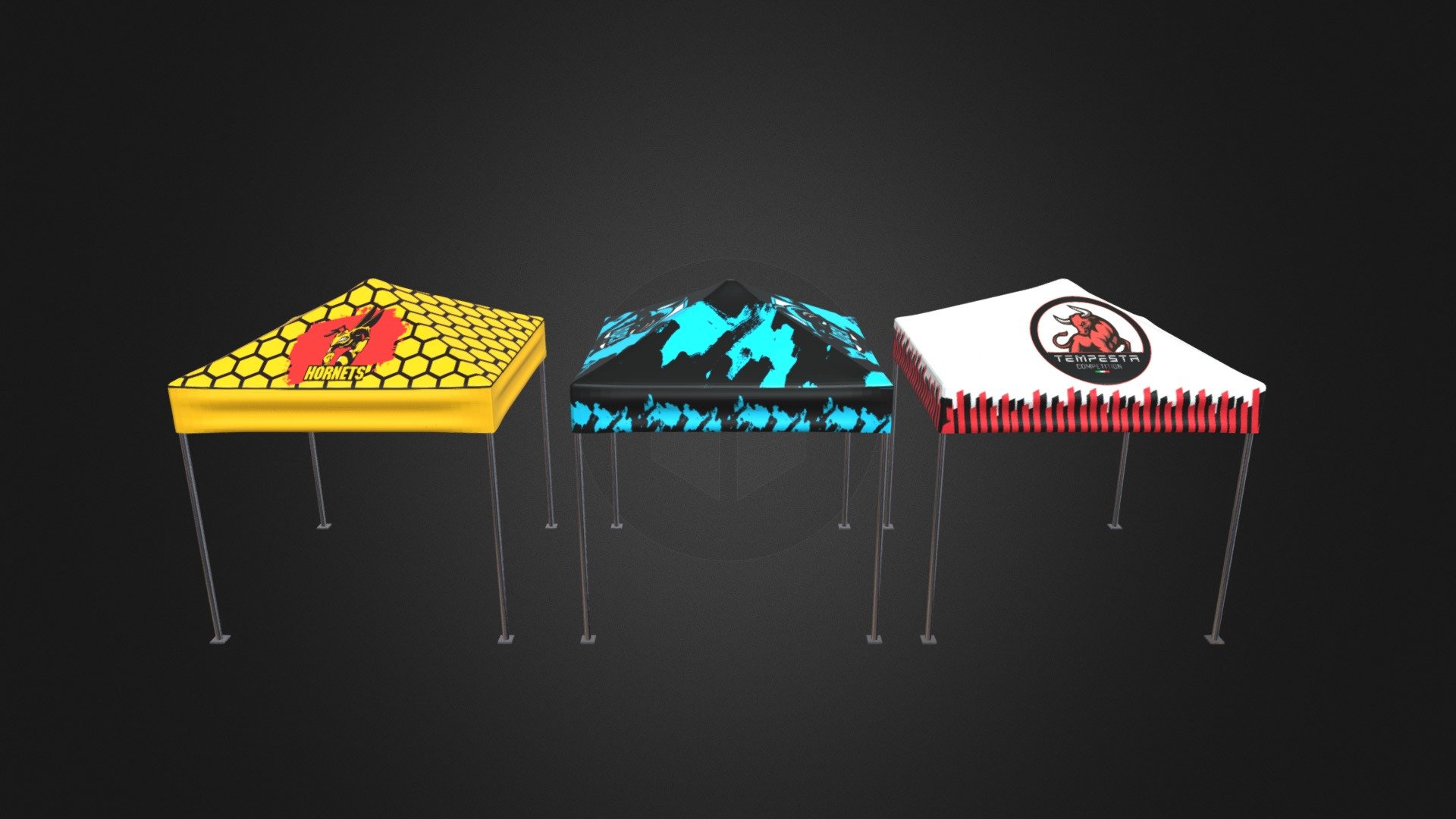 Small Tents - Download Free 3D model by Arsen Ismailov (@fdgasd7 ...