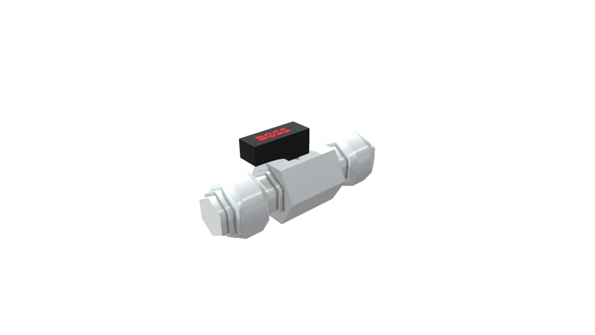Boss - Mini Ball Radiator Valve - Straight - 3D model by bimstore ...