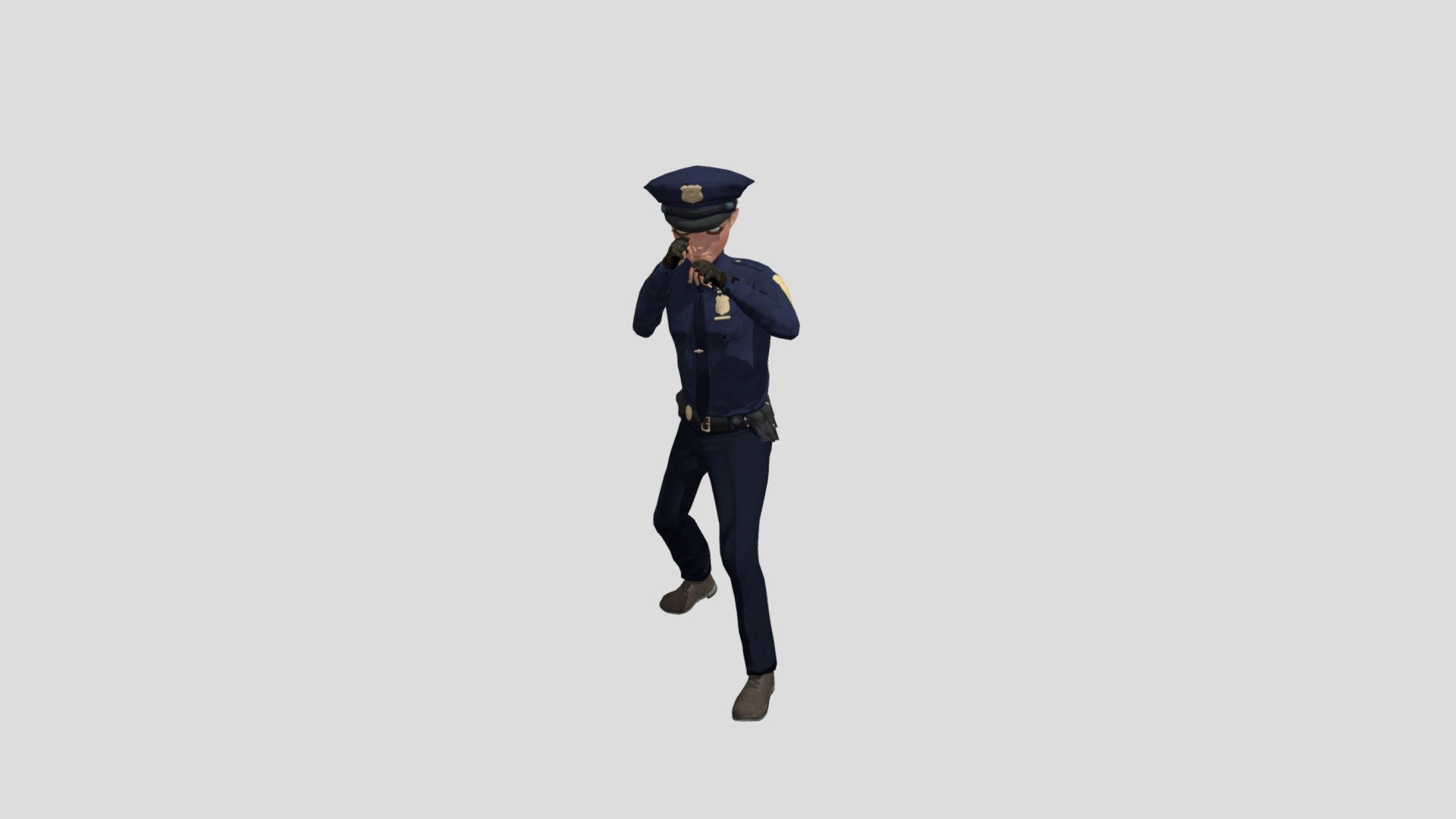 police - kick - 3D model by Kaki Empat Creative (@kakiempatcretive ...