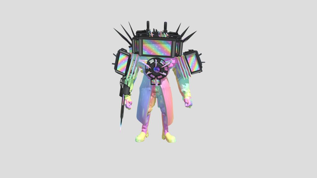 Skibidi Toilet 5 Star Models - A 3D model collection by sns12fl - Sketchfab