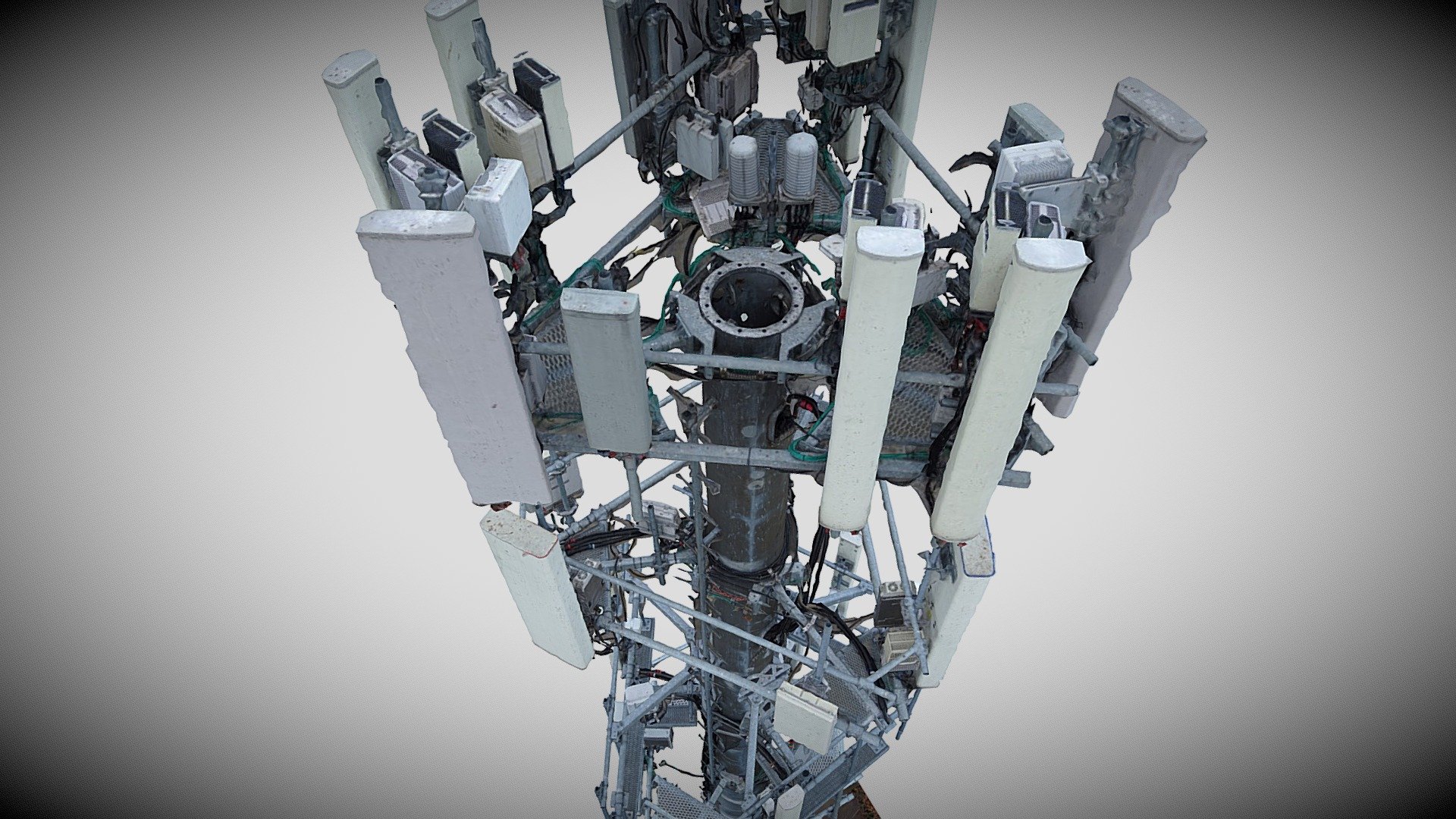 Communications Tower 3D - 3D model by OVERSIGHT (@cantstopmenow ...