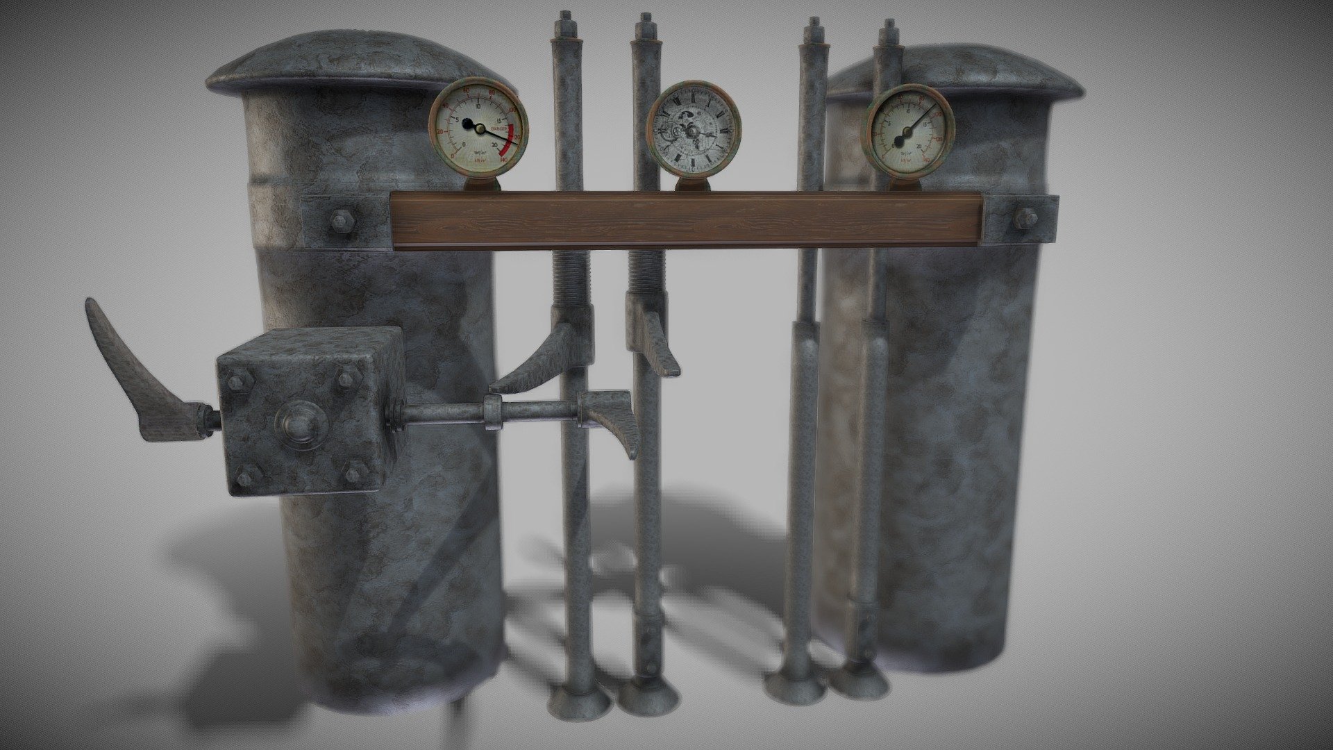 Electric Facility Steam Punk - 3D model by MattWojcDesign [23f6983 ...