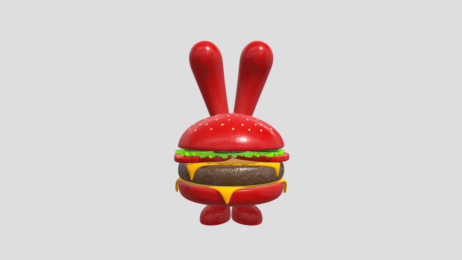 Roko Burger - by ArtCebola - Red Version - 3D model by ArtCebola ...