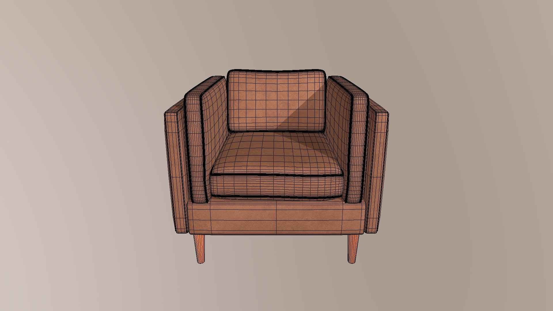 Atley High Sided Armchair - 3D model by Abdur Razzak Sawon (@md.abdur ...