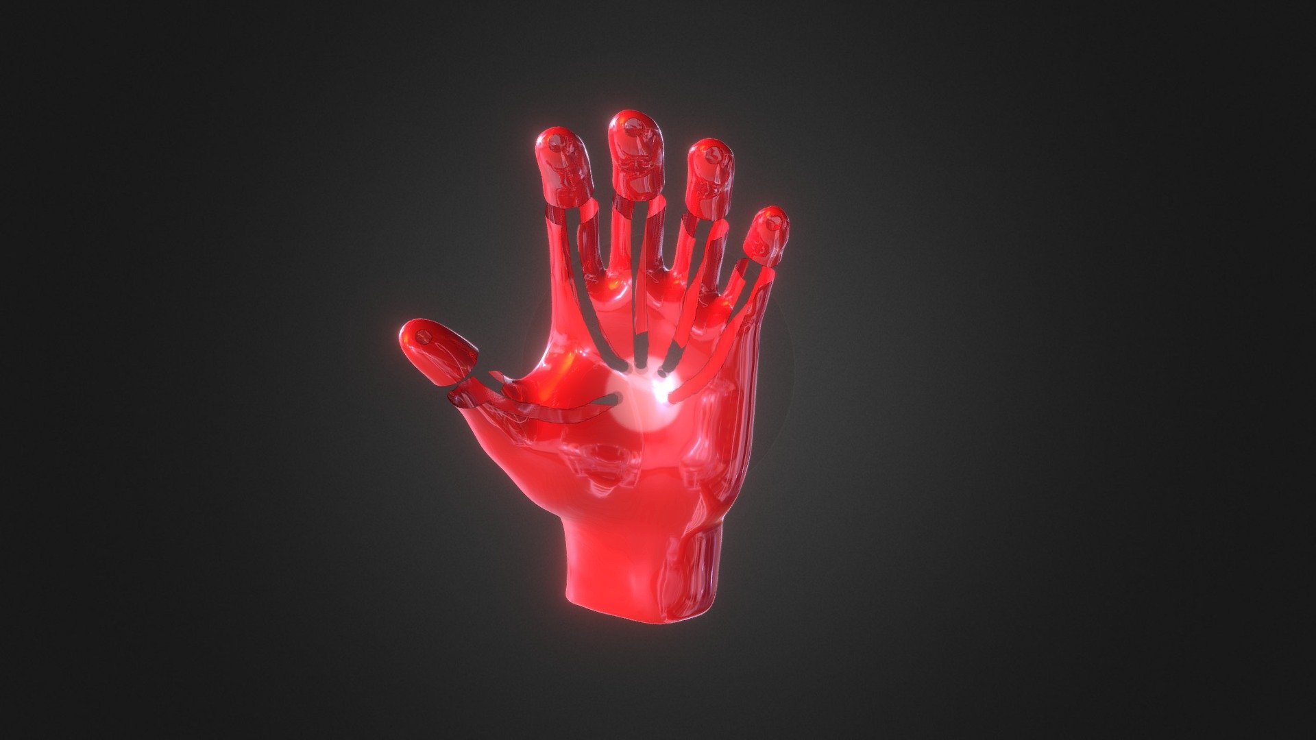Red and Black Ironman Hand Repulsor - Download Free 3D model by Javi ...