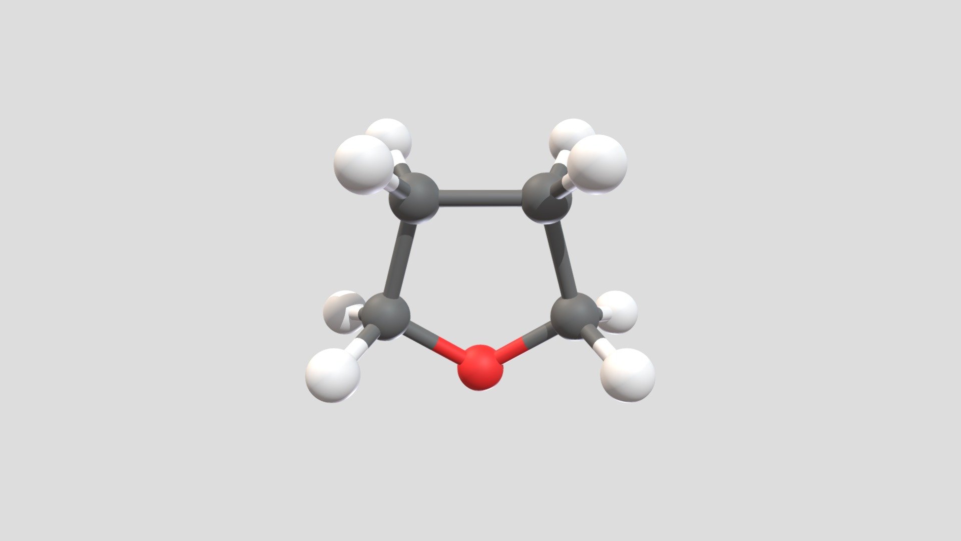 TETRAHYDROFURAN - 3D model by Dien [2400779] - Sketchfab