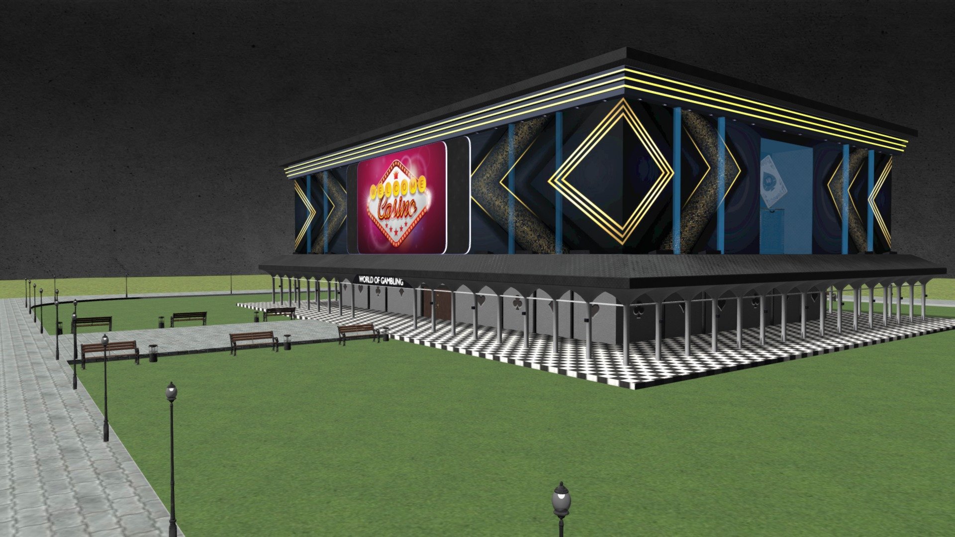 Casino - Buy Royalty Free 3D model by Ravi Jangid (@ravijangid.rv ...