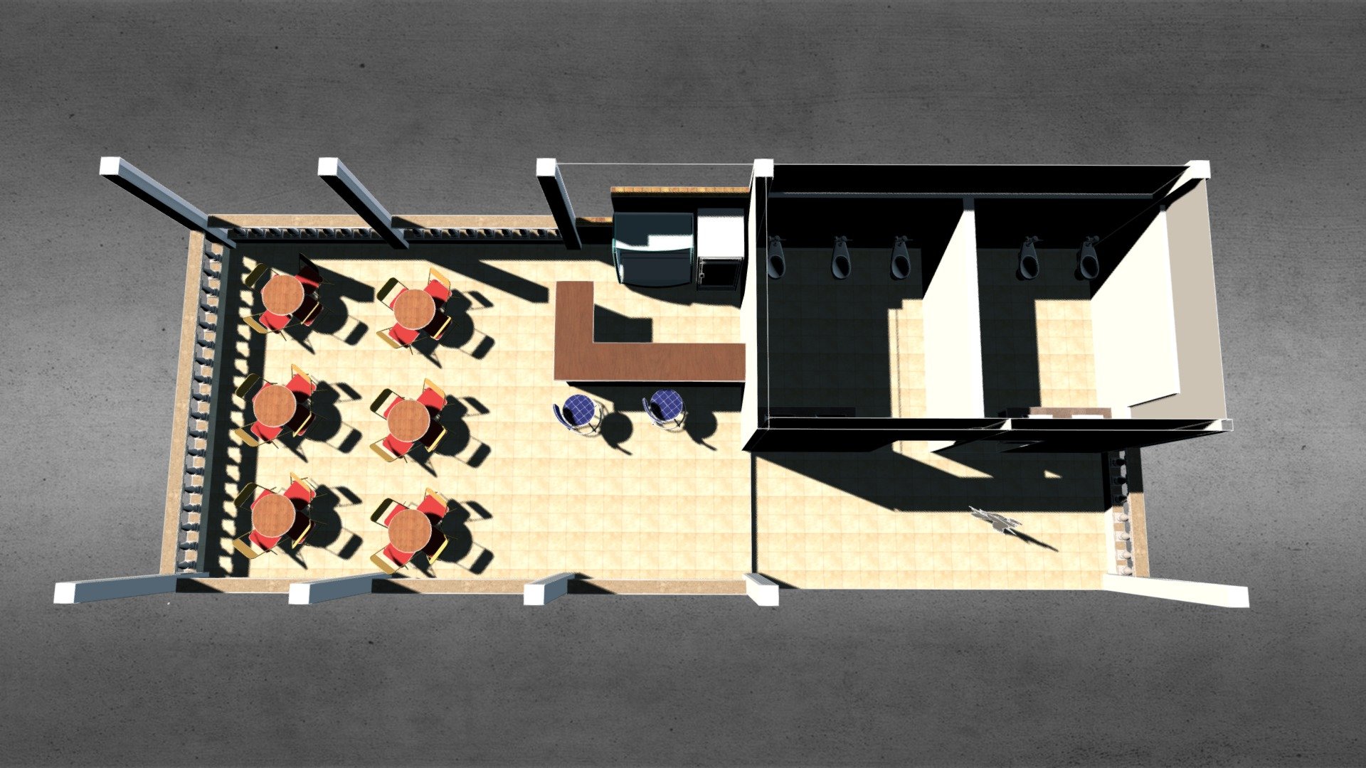 Club house 1a - 3D model by Arq_Diego_Coca [2402ffa] - Sketchfab