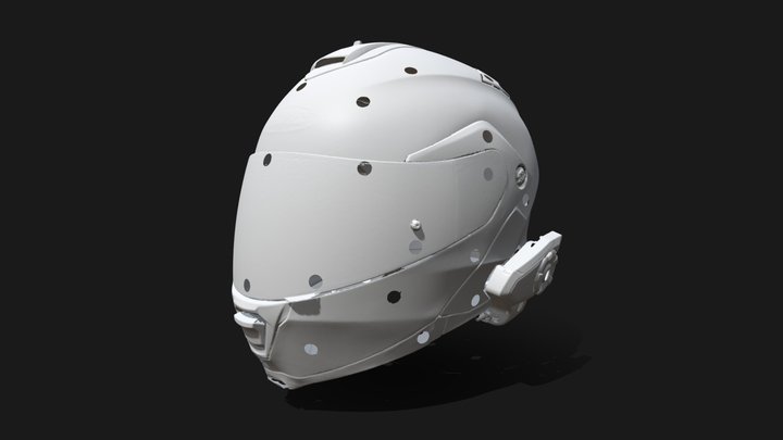 Motorcycle-helmet 3D models - Sketchfab