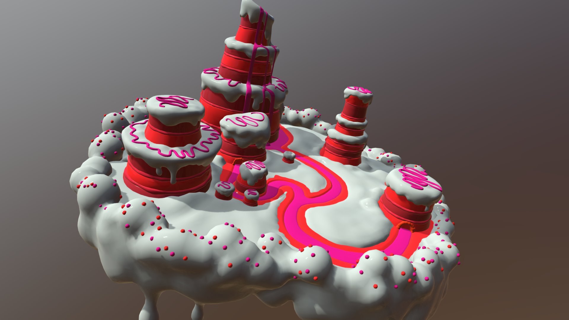 Candy Land - 3D model by HardzGal [2406d4d] - Sketchfab