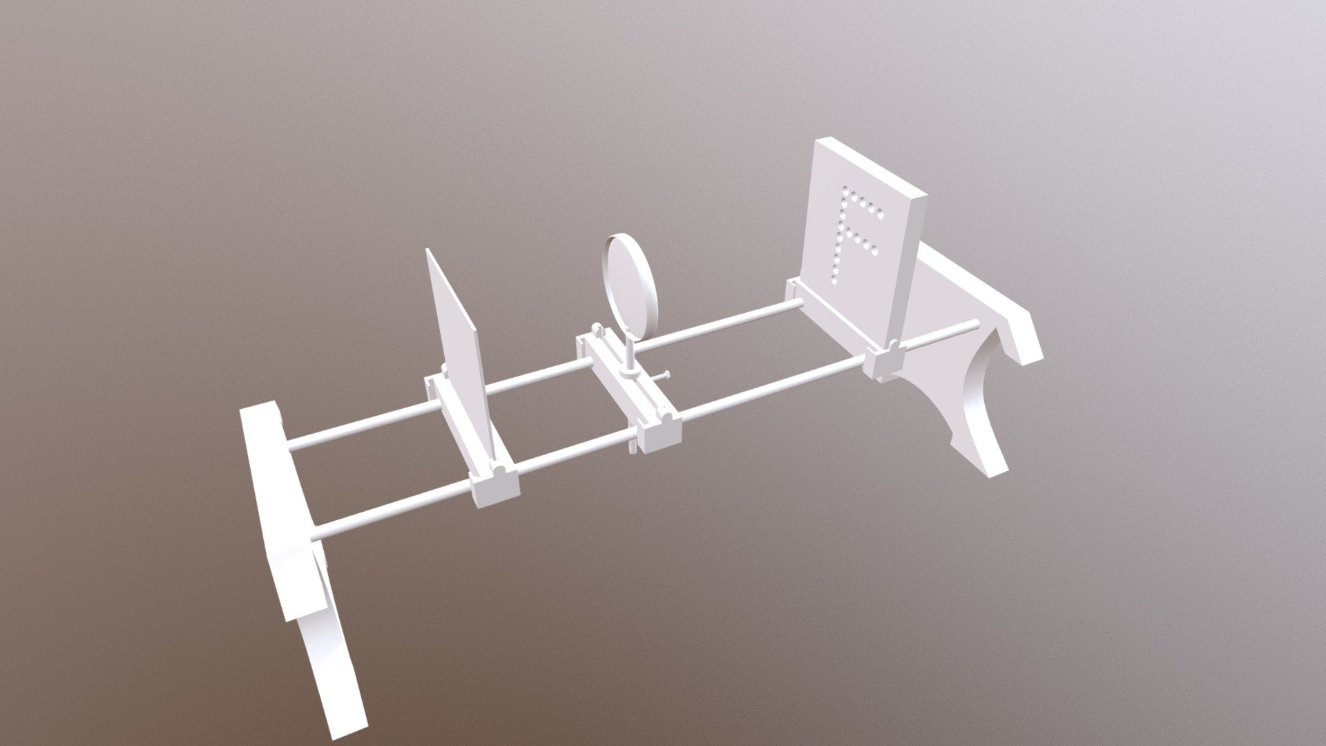 Convex Lens Experiment - Physics Class - 3D model by AliElganzory ...