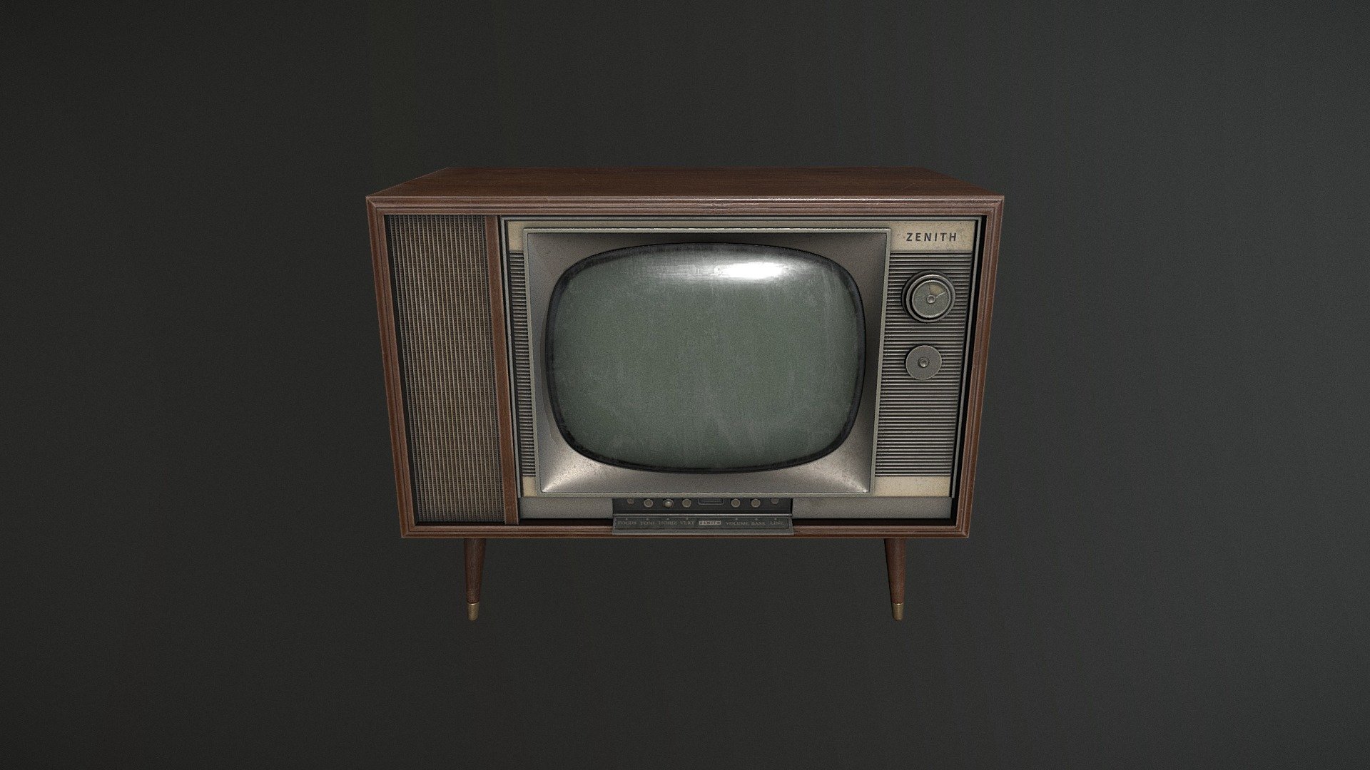 Retro TV - 3D model by isaac souaci (@ishaksouaci) [2408a9c] - Sketchfab