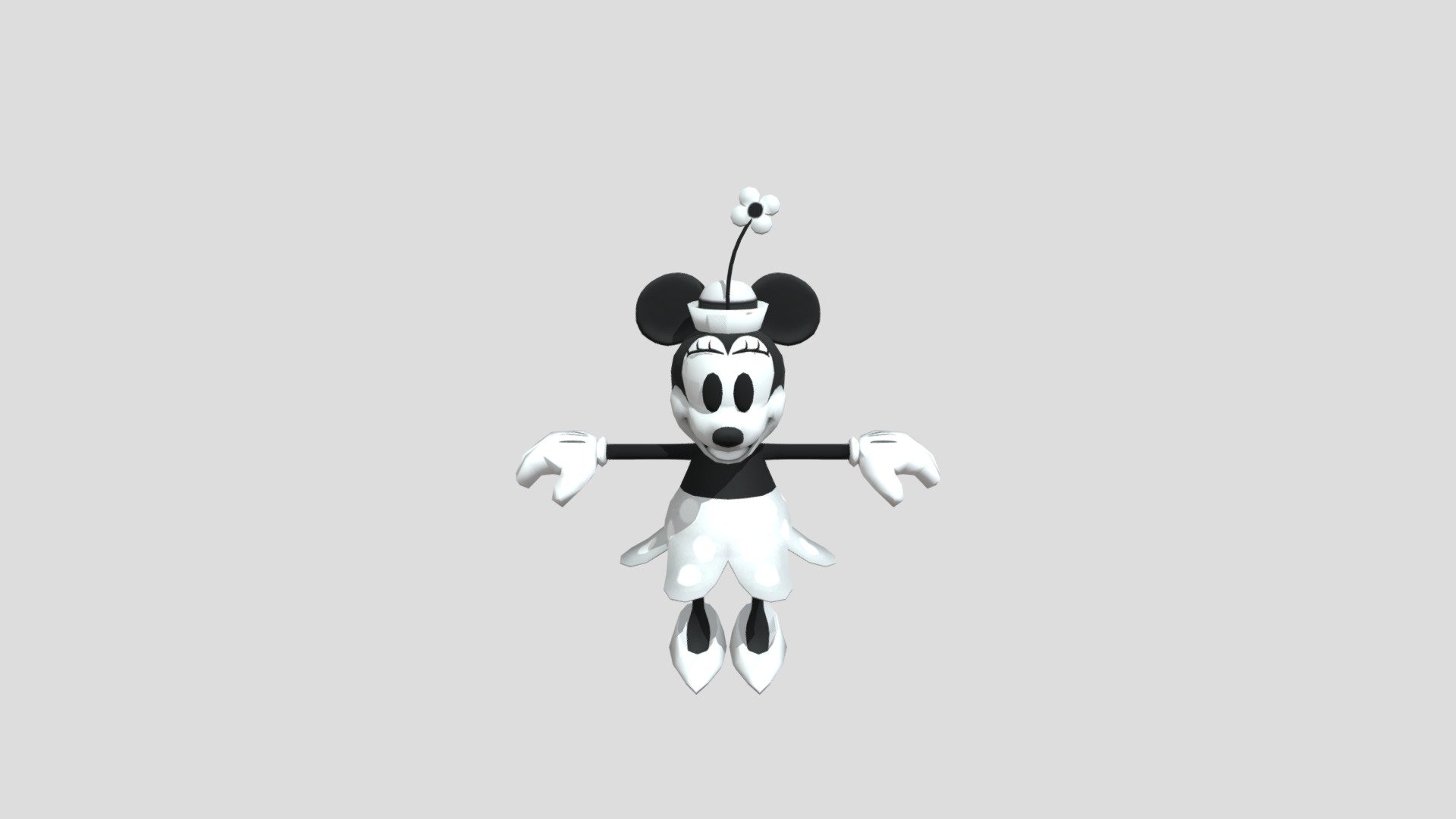 Minnie Mouse (Classic) / Disney Magic Kindom - Download Free 3D model ...