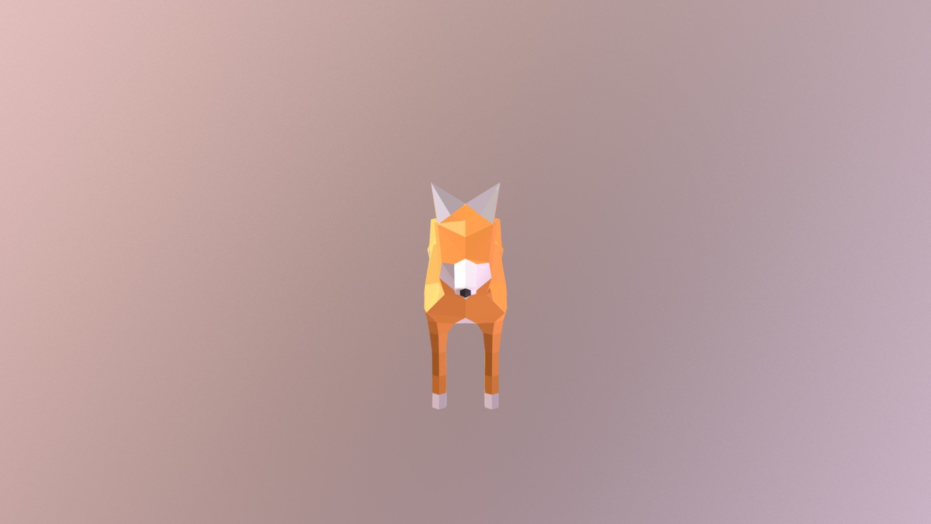 Fox test low poly (my first :D) - 3D model by Mia (@evagreen) [2408d4e ...