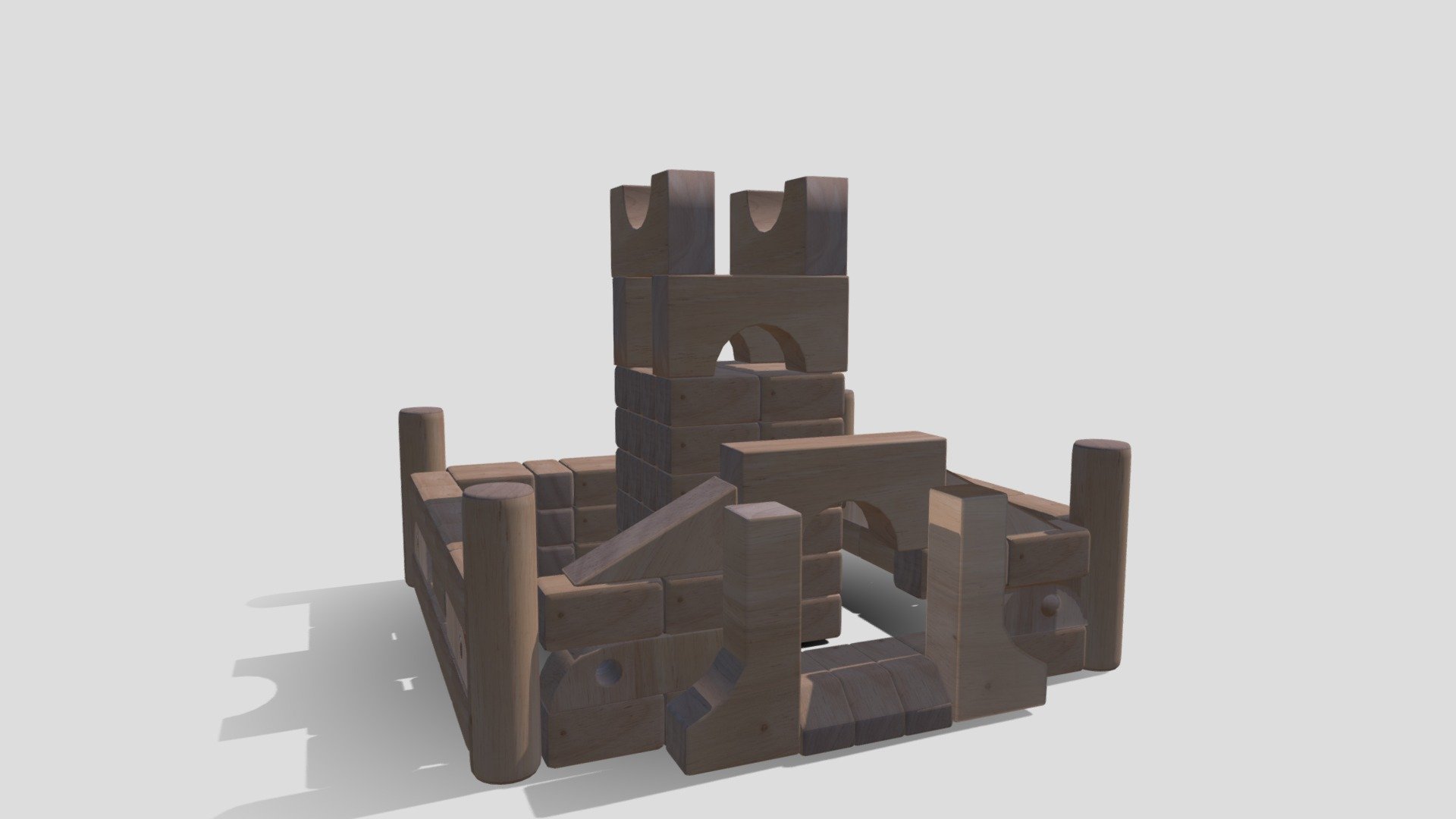 Maya week 8 castle - 3D model by JBrem [24093ad] - Sketchfab