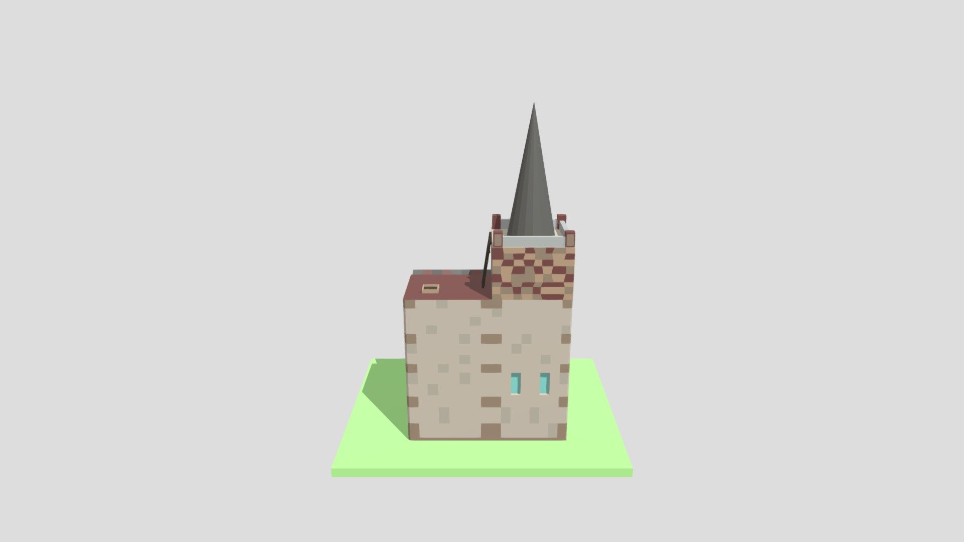Low Poly Chapel - Download Free 3D model by sweddle [24096d1] - Sketchfab
