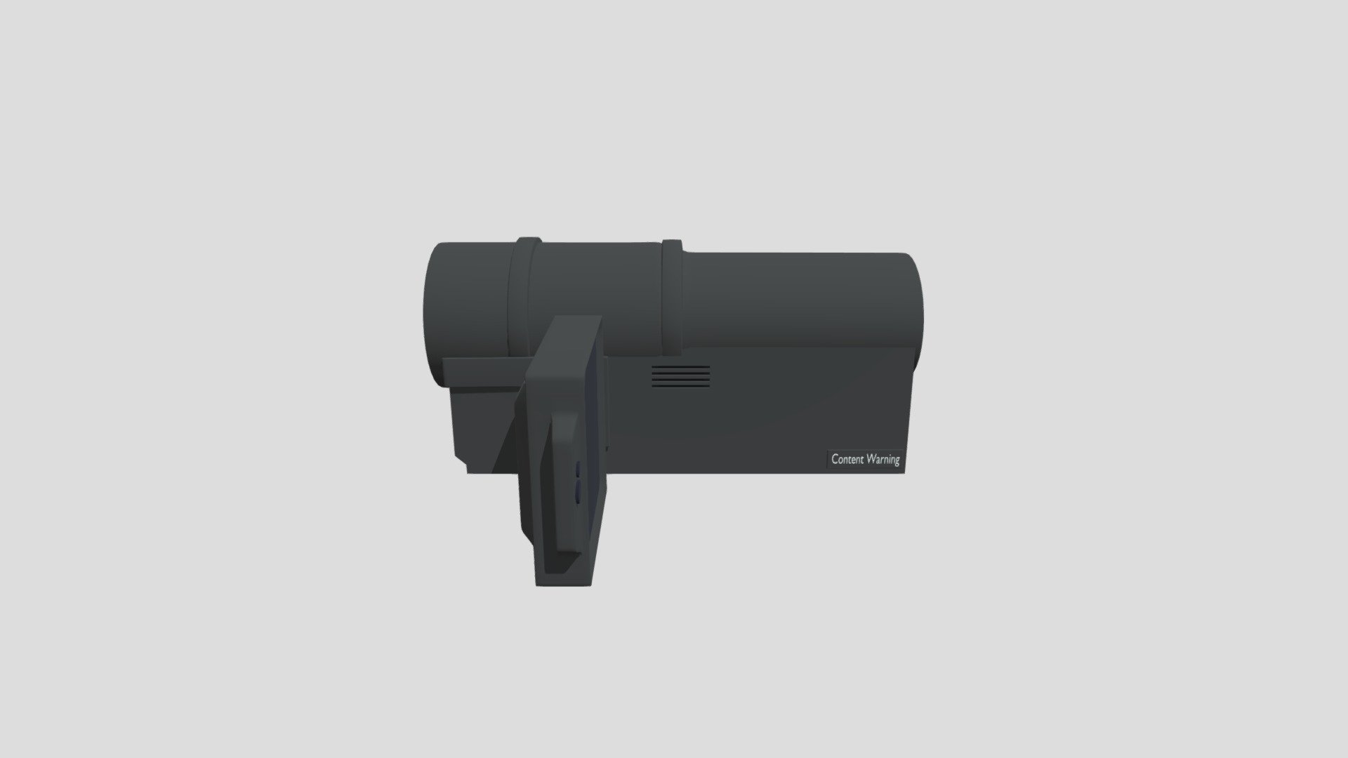 Content Warning - Camera - Download Free 3D model by ...