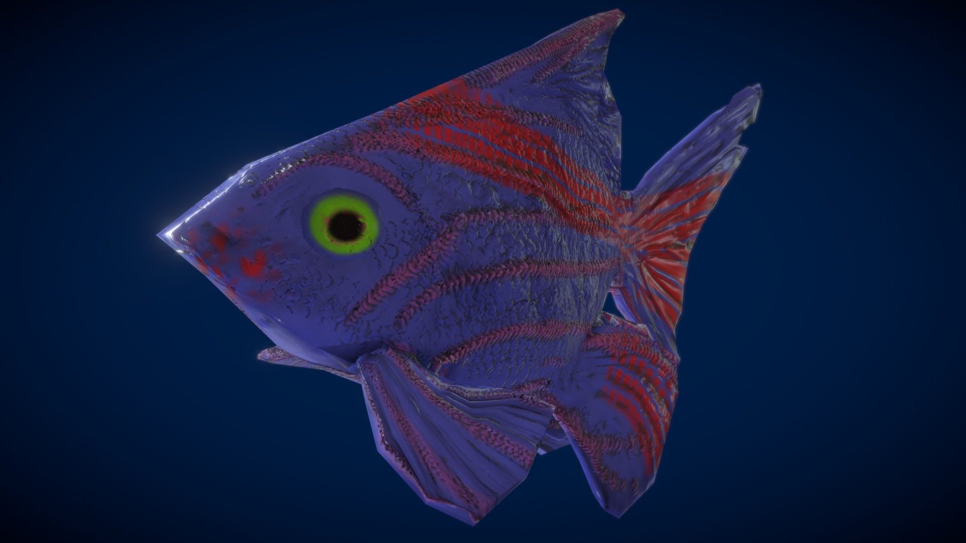 (Blue Fish) Under Water Adventure - 3D model by CitadelLab [240ac00 ...