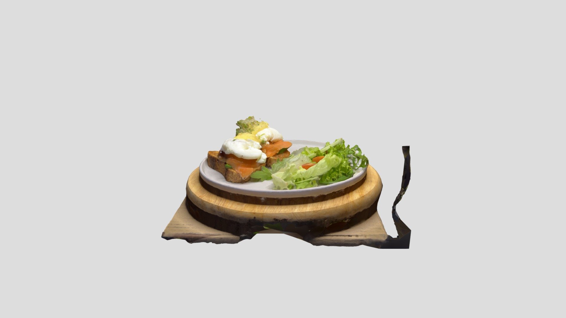 Smoked salmon benedict - Download Free 3D model by Elev8xr [240b098 ...