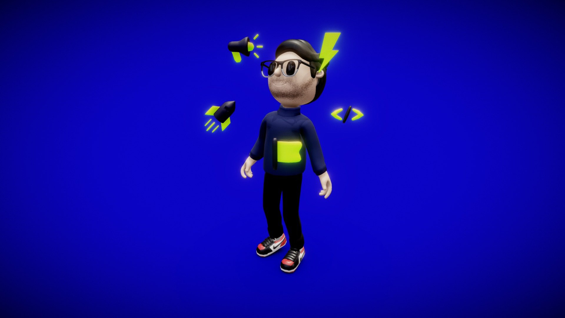 Digital Marketer - 3D model by imrobbiegreen [240b157] - Sketchfab
